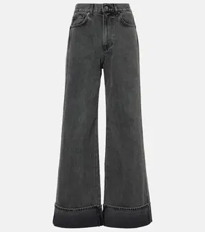 Veronica Beard Taylor High-rise Jeans - Black