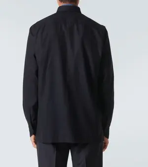 Rubinacci Wool Overshirt - Blue