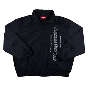 Supreme Side Logo Track Jacket - Black | Editorialist