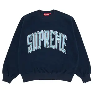 Supreme Inside Out Crewneck 'navy - Blue