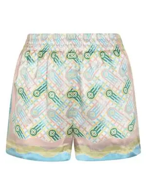 Casablanca Gradient Towelling Shorts Ping Pong Print