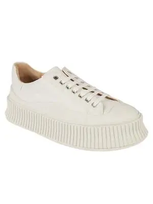 JIL SANDER Leather Sneakers - Cloud