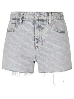 Alexander Wang Denim Shorts - Pebble Bleach