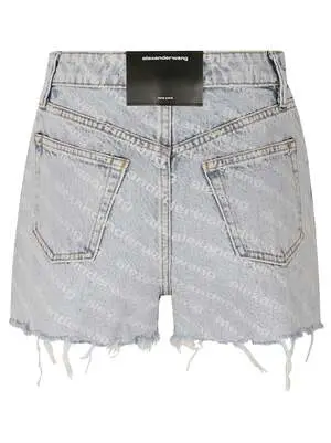 Alexander Wang Denim Shorts - Pebble Bleach