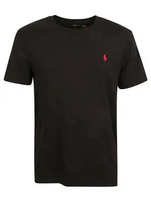 Ralph Lauren Ralph Lauren Short Sleeve Crewneck T-Shirt With Logo Rl Black