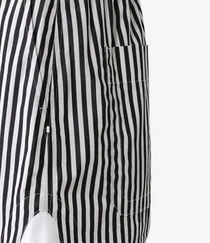 Sportmax Striped Cotton Shorts