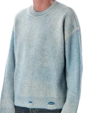 REPRESENT Reversible Fade Out Sweater - Cloud