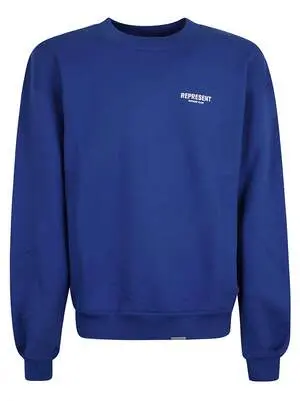 REPRESENT Reversible Fade Out Sweater Cobalt Blue