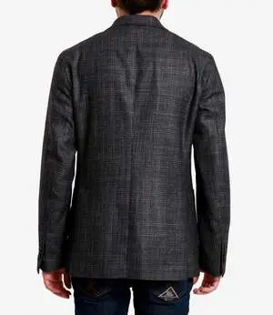 Tagliatore Stretch Wool Blend Single-breasted Jacket - Grigio Antracite