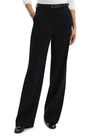 Theory Relaxed Wide-leg Trousers