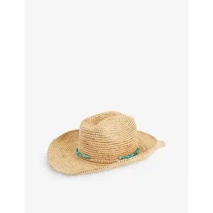 Melissa Odabash Elle Raffia Cowboy Hat