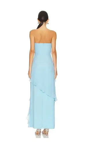 Amanda Uprichard Magnolia Dress - Baby Blue