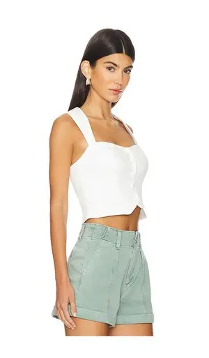 ALL THE WAYS Pia Top - White