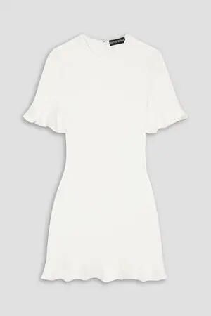 David Koma Circle Back Ruffled Mini Dress