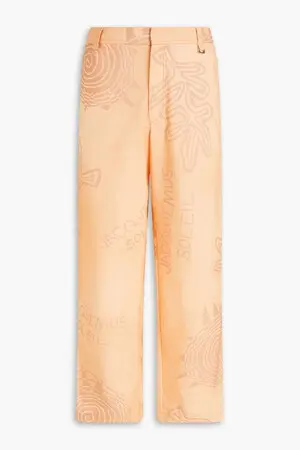 Jacquemus Banho Printed Cotton-canvas Pants