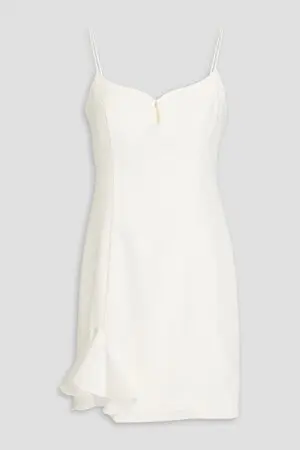 Monique Lhuillier Jillian Ruffled Mini Dress - Ivory