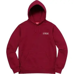 Supreme Decline Hooded Sweatshirt - Cardinal