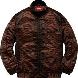 Supreme Tiger Stripe Track Jacket - Brown