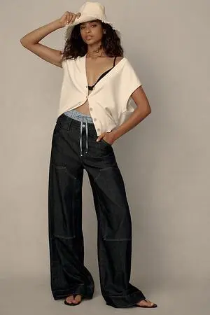PILCRO Myra Low-rise Tapered Jeans