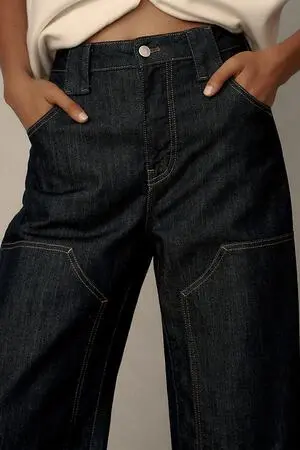 PILCRO Myra Low-rise Tapered Jeans