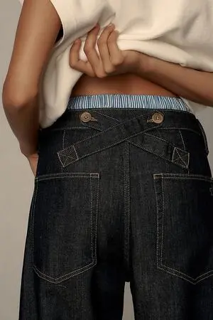 PILCRO Myra Low-rise Tapered Jeans