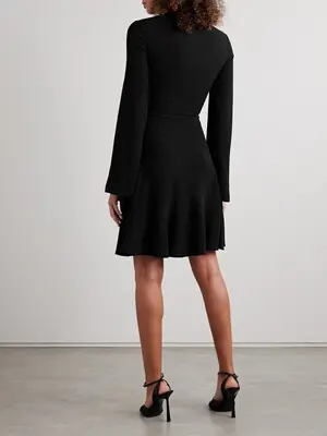 Givenchy Embellished Cutout Crepe Mini Dress