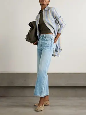 SLVRLAKE Grace High-rise Wide-leg Jeans - Blue