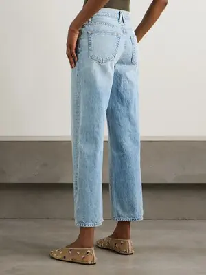 SLVRLAKE Grace High-rise Wide-leg Jeans - Blue