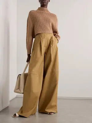 Max Mara Hodeida Pointelle-knit Sweater