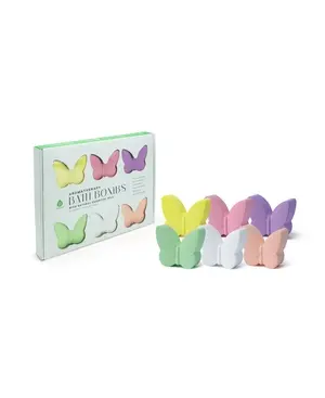 PURSONIC Aromatherapy Butterflies Bath Bombs – Transform Your Bath Into A Spa-like Retreat - Multi Color