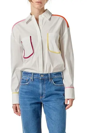 English Factory Patched Shirts For Women