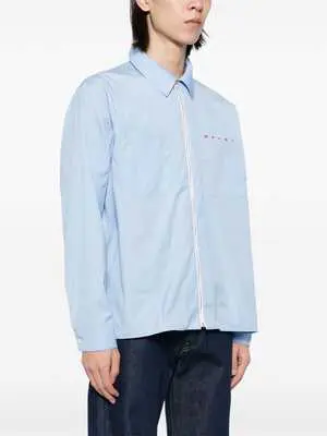 Marni Hidden-logo Poplin Shirt