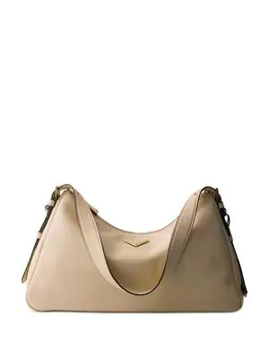 Prada Large Aimée Shoulder Bag - Brown