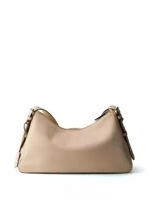 Prada Large Aimée Shoulder Bag - Brown