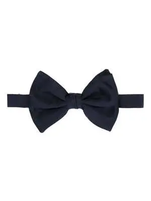 Giorgio Armani Silk Bow Tie - Blue