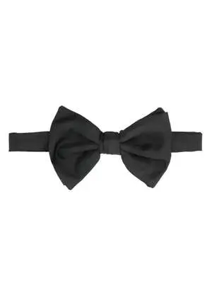 Giorgio Armani Silk Bow Tie - Black