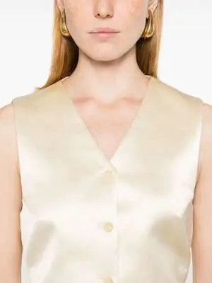 Magda Butrym Silk Waistcoat