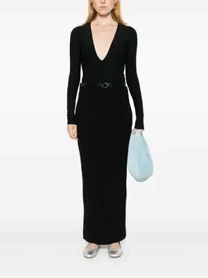 Eterne Plunging V-neck Bodysuit
