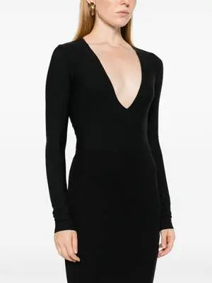 Eterne Plunging V-neck Bodysuit