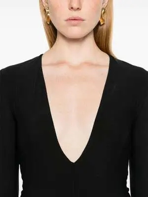 Eterne Plunging V-neck Bodysuit