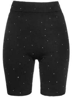 Cashmere In Love Milan Biker Shorts - Black