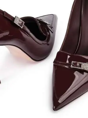 LE SILLA 100mm Morgana Patent-leather Pumps