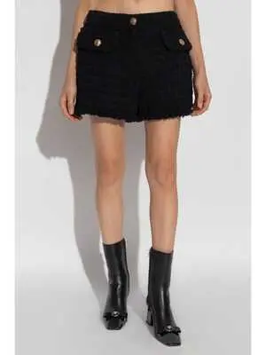 Versace Heritage Tweed Mini Shorts