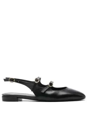 STUART WEITZMAN Benni Mj Ballerinas - Black