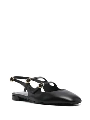 STUART WEITZMAN Benni Mj Ballerinas - Black