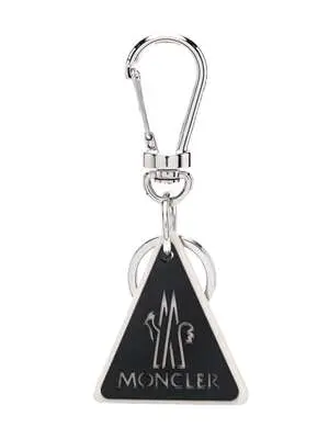 Moncler Logo-debossed Keyring - Black