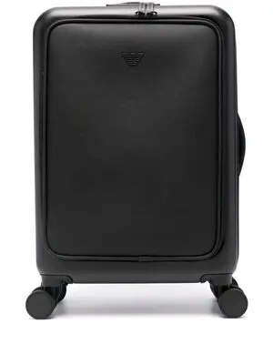 Emporio Armani Logo-plaque Suitcase - Black