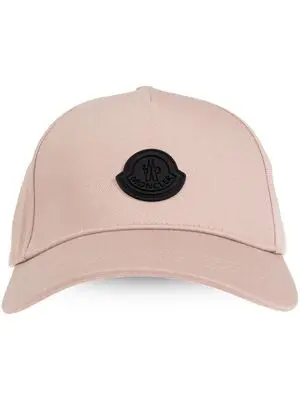 Moncler Gabardine Baseball Cap - Pink