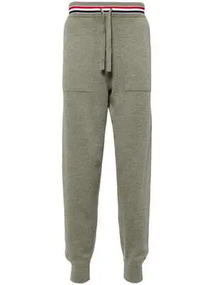 Thom Browne Rwb-stripe Track Pants - Green