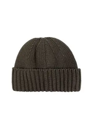Woolrich Logo-intarsia Beanie - Green